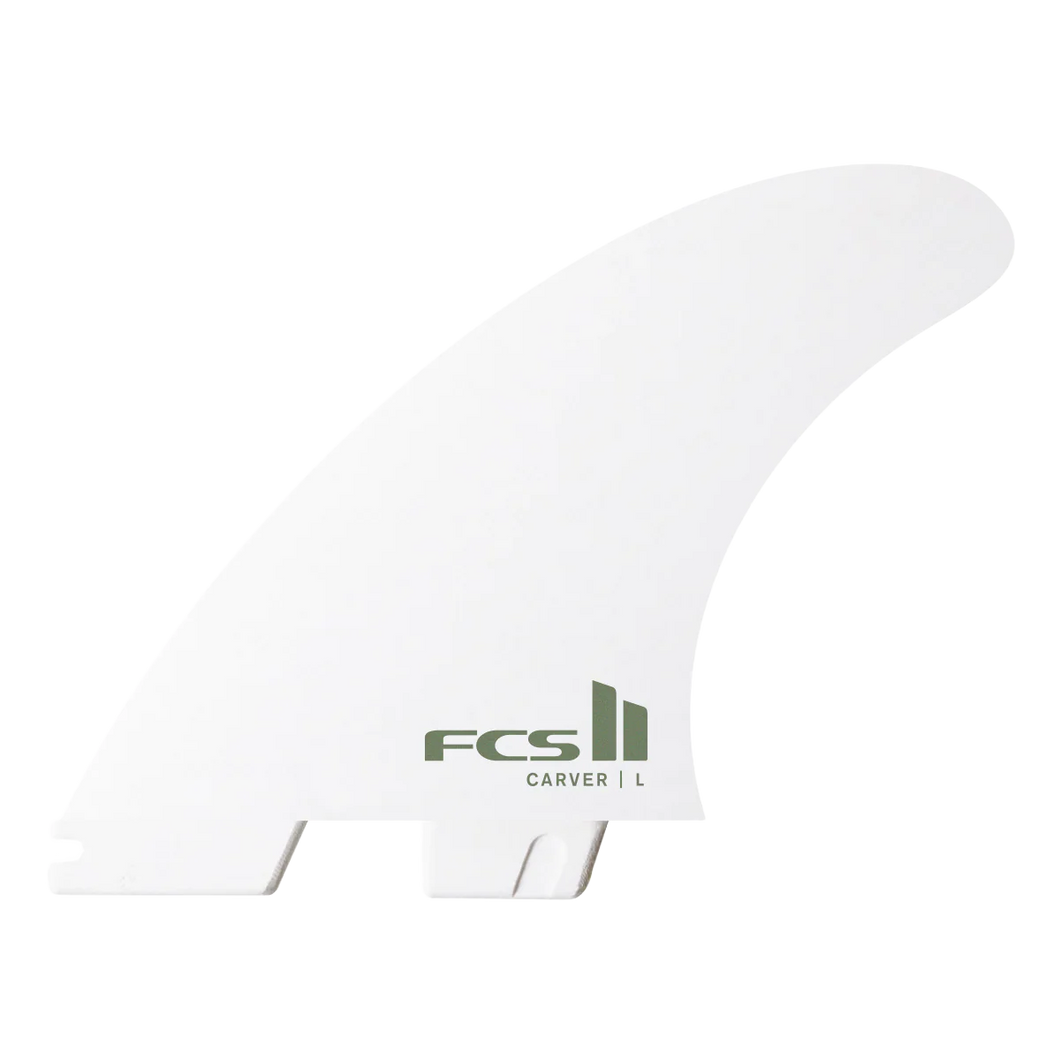 FCS II CARVER PC WHITE TRI FINS – Raglan Surf Emporium